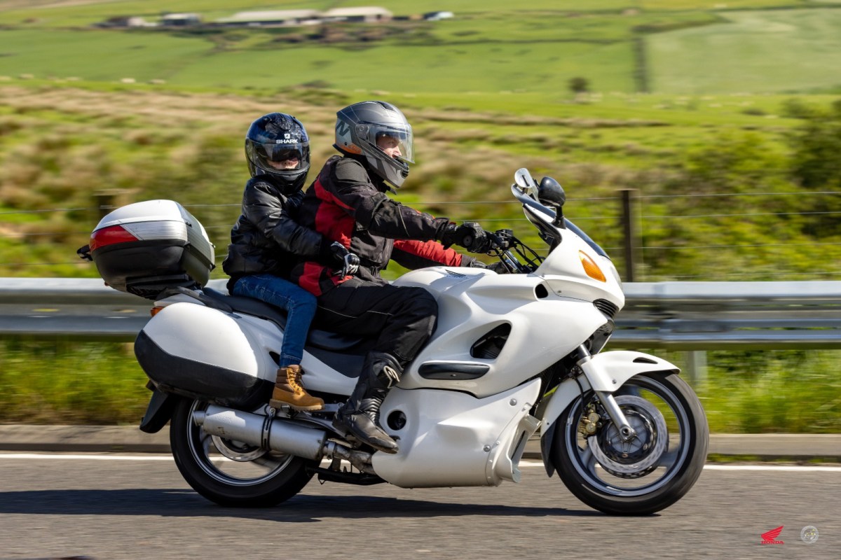 Sons first pillion ride! – Garys motorcycle and travel adventures